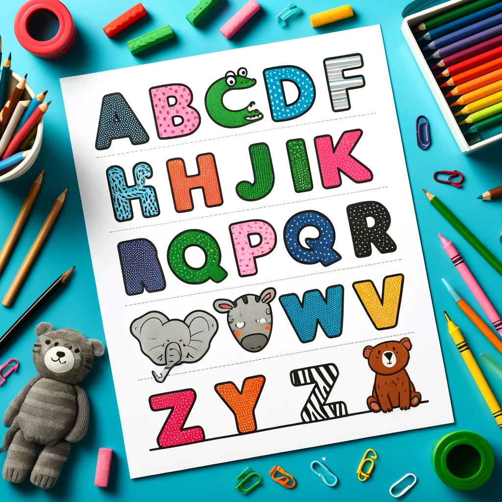 Alphabet Tracing PDF with Fun Animal Theme - School World Kids