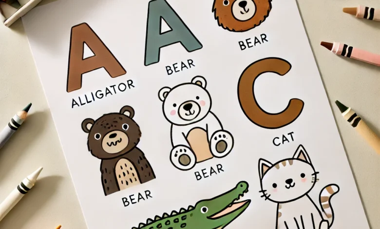Free Animal-Themed Alphabet Coloring and Tracing Pages - School World Kids