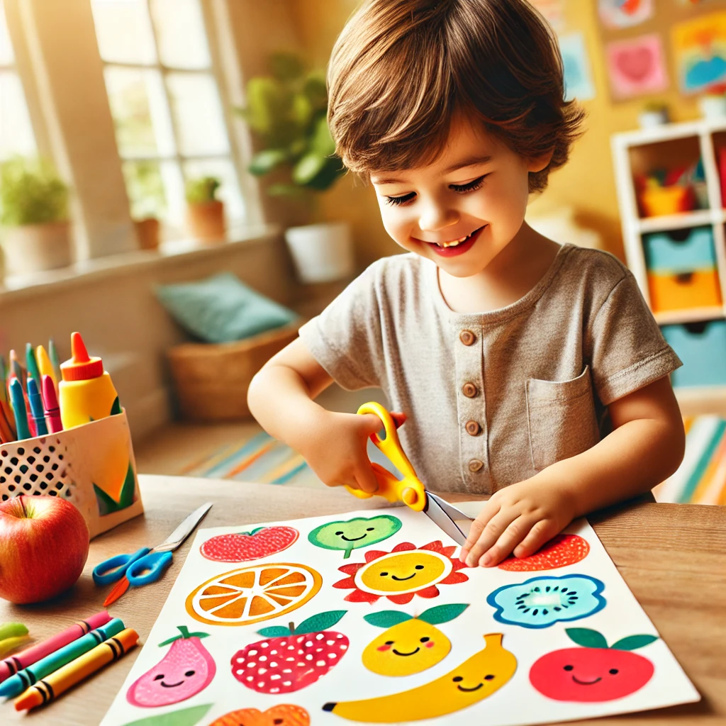 Help your child practice cutting skills with fun fruits and other ...